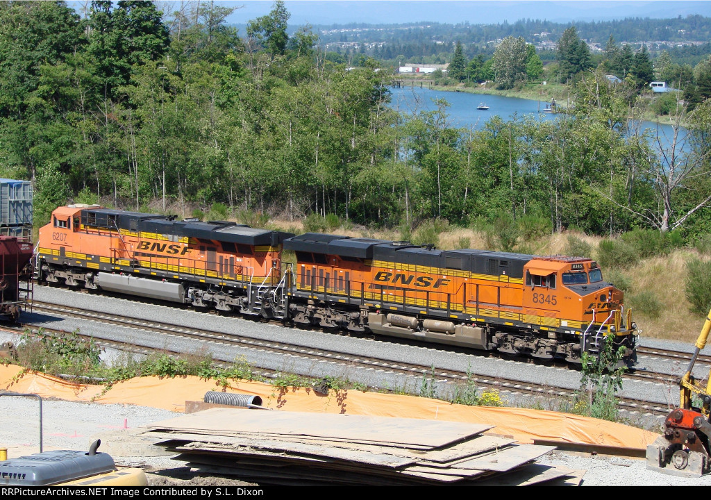 BNSF 8345 EVEROO at Delta